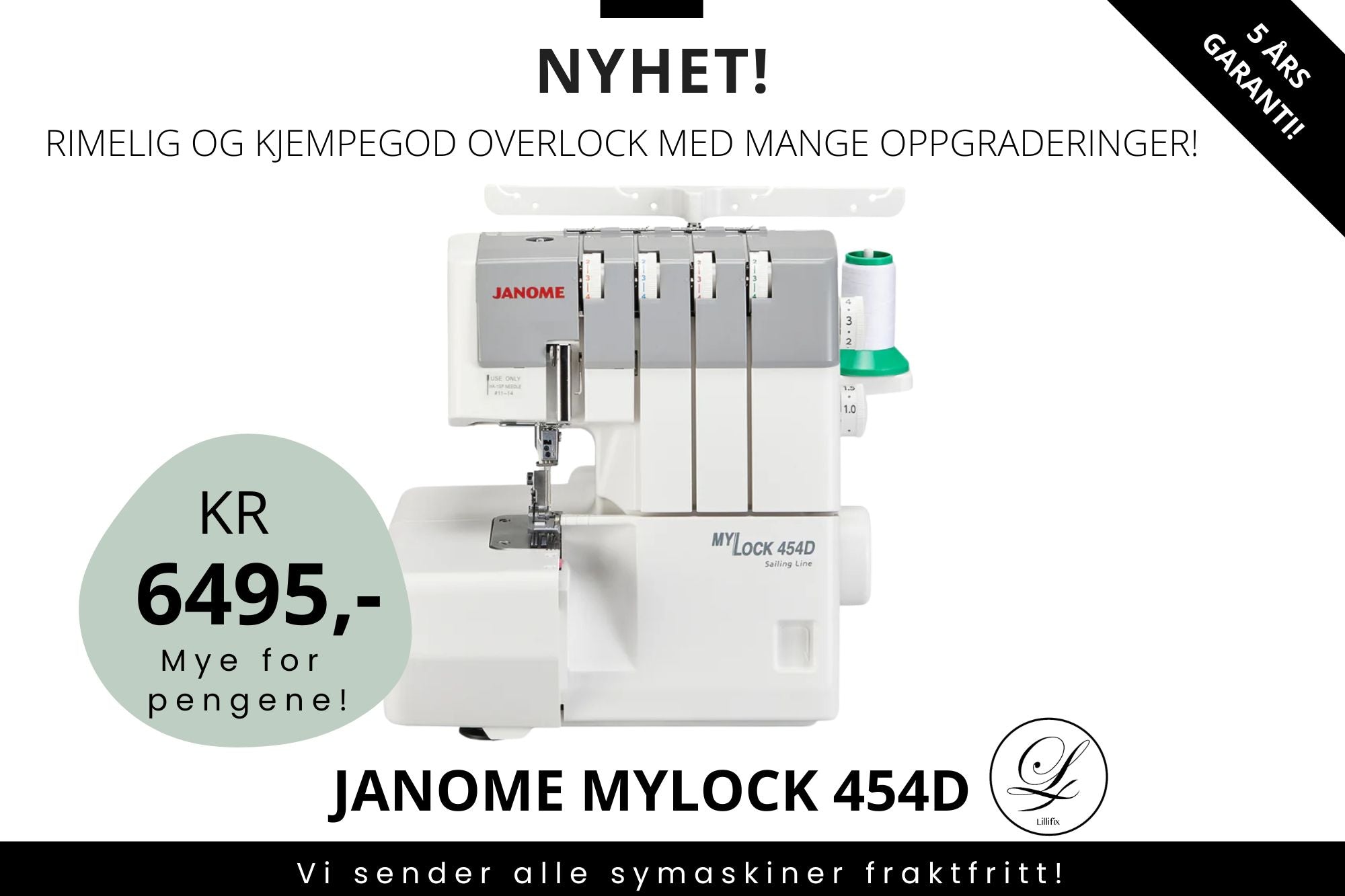 Lillifixshop - Sybutikk. Kjøp symaskin og syutstyr hos oss